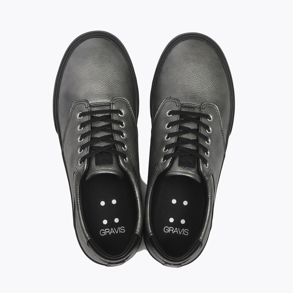 GRAVIS SKATEBOARDING FILTER LEATHER - METAL/BLACK – Prime Skateboard ...